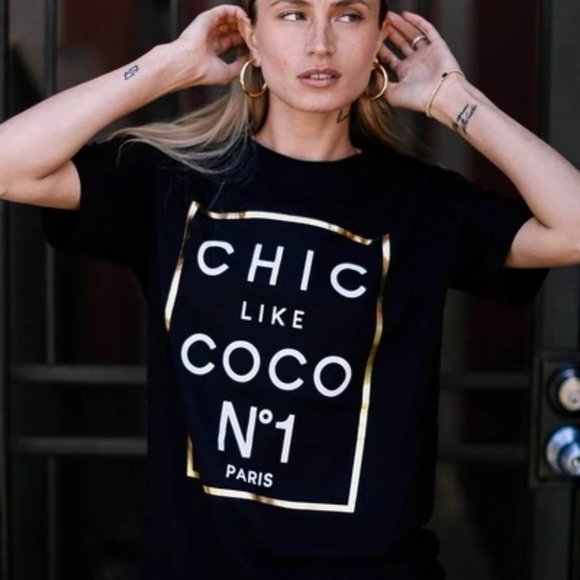 T-Shirt Addicts | Tops | Chic Like Coco No Paris Tshirt | Poshmark